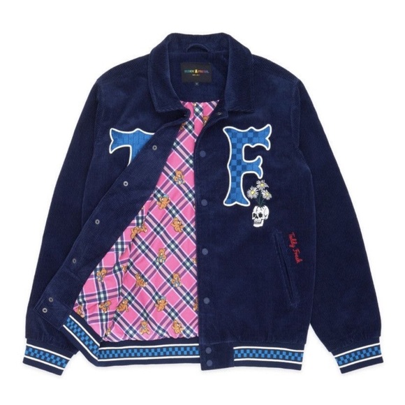 Teddy Fresh | Jackets & Coats | Rare Teddy Fresh Baseball Corduroy ...